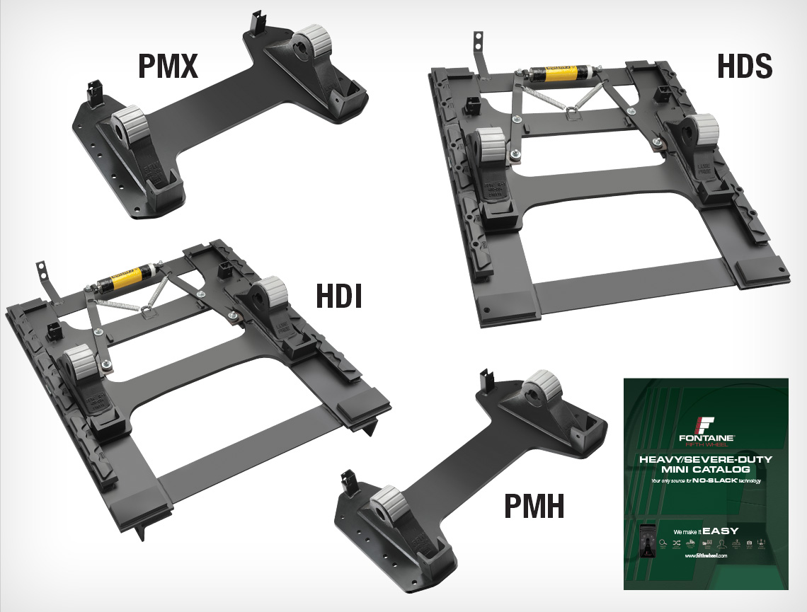 Fontaine Fifth Wheel -- Heavy Duty and Weight Savings No-Slack Fifth Wheels