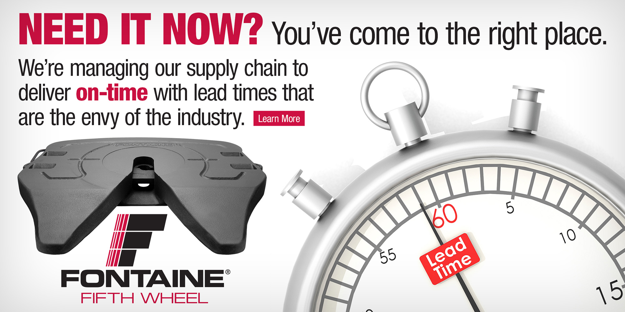 Fontaine Fifth Wheel -- Heavy Duty and Weight Savings No-Slack Fifth Wheels